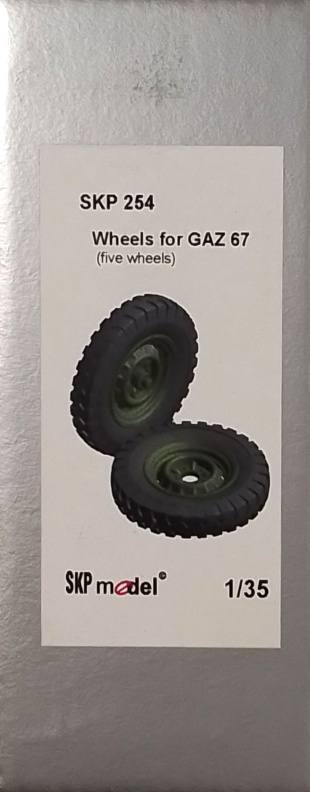Skp Model Skp 254 Wheels For Gaz 67 Model Kit | Conversion Sets