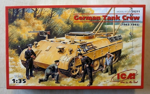 ICM 1/35 35211 GERMAN TANK CREW 1943-45 Military Model Kit