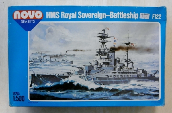NOVO 1/500 F122 HMS ROYAL SOVEREIGN Model Kit