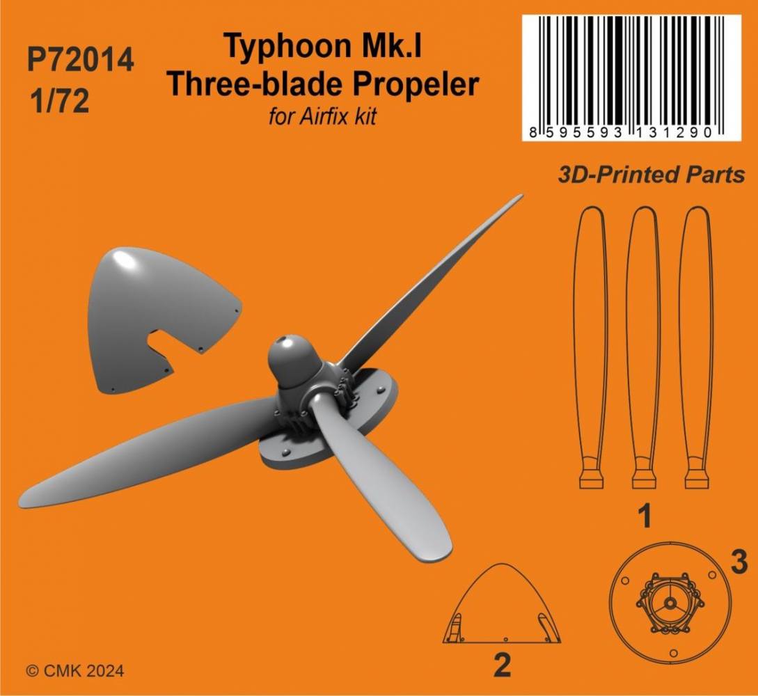 P72014 TYPHOON MK.I THREE-BLADE PROPELLER