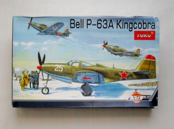 TOKO 1/72 112 BELL P-63A KINGCOBRA Model Kit