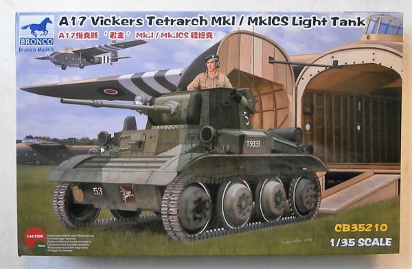 BRONCO 1/35 35210 A17 VICKERS TETRARCH Mk.I/Mk.ICS LIGHT TANK Military ...