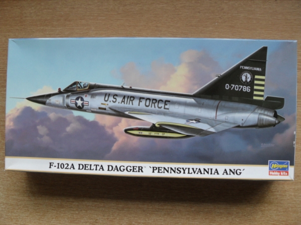 HASEGAWA 1/72 00891 F-102A DELTA DAGGER PENNSYLVANIA ANG Model Kit