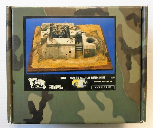 VERLINDEN PRODUCTIONS 1/35 0113 ATLANTIC WALL FLAK EMPLACEMENT Military ...