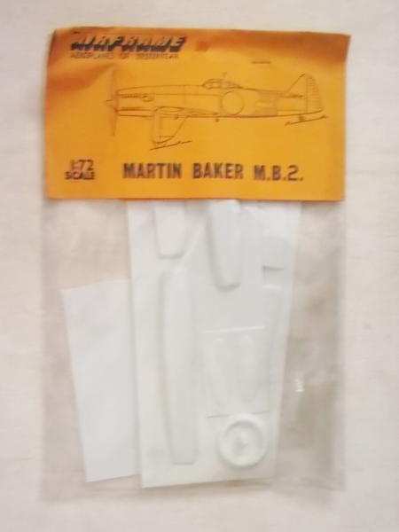 AIRFRAME 1/72 MARTIN BAKER M.B.2 Vacform Model Kit
