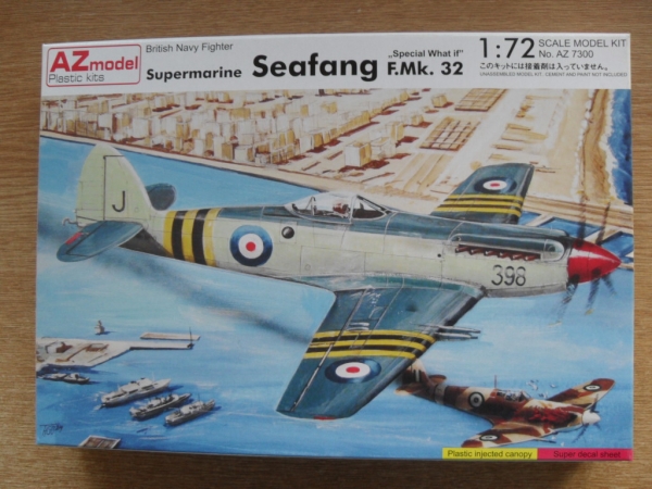 AZ MODEL 1/72 7300 SUPERMARINE SEAFANG F.Mk.32 Model Kit