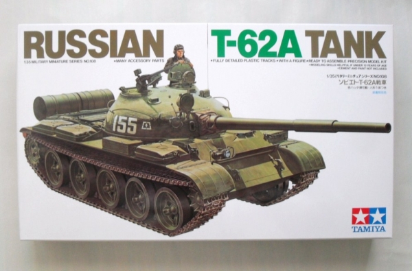 TAMIYA Models | TAMIYA 35108 RUSSIAN T-62A TANK | Model Kits