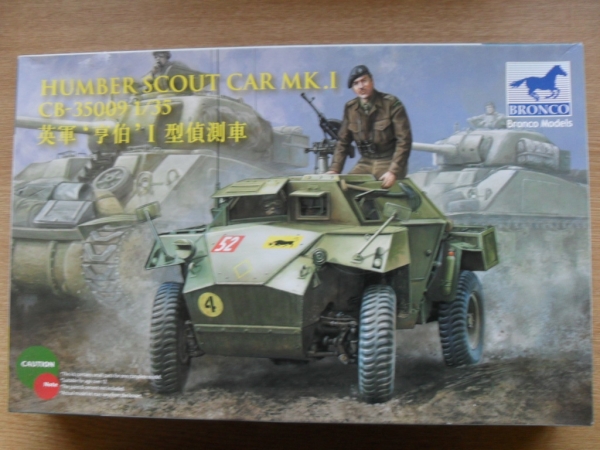 BRONCO 1/35 35009 HUMBER SCOUT CAR Mk.I Military Model Kit