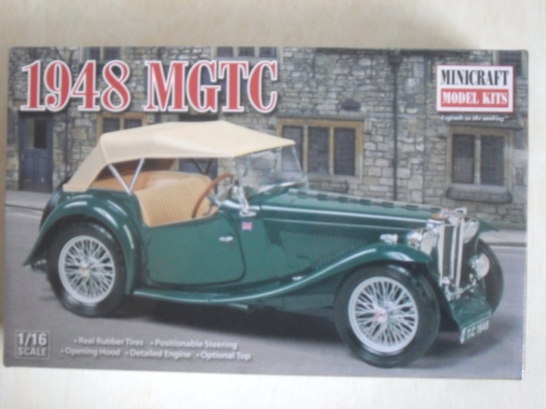MINICRAFT 1/16 11242 1948 MGTC Model Kit