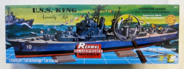 RENWAL 1/500 0603 U.S.S. KING Model Kit