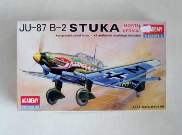 ACADEMY 1/72 72001 Ju 87 B-2 STUKA NORTH AFRICA Model Kit