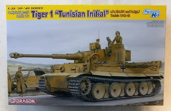 DRAGON 1/35 6608 Pz.Kpfw.VI Ausf.E Sd.Kfz 181 TIGER I TUNISIAN INITIAL ...