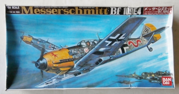 BANDAI 1/24 0046781 MESSERSCHMITT Bf 109E4 Model Kit