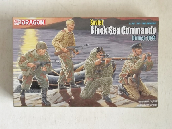 DRAGON 1/35 6457 SOVIET BLACK SEA COMMANDO CRIMEA 1944 Model Figures