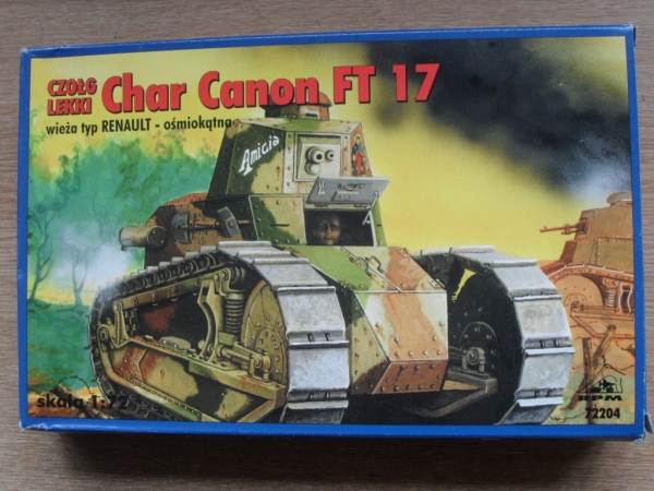 RPM 1/72 72204 CHAR CANON FT 17 Military Model Kit