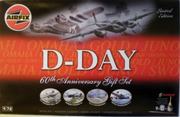 AIRFIX Models | AIRFIX 08601 D-DAY MOSQUITO/TYPHOON/P-51D/BEAUFIGHTER