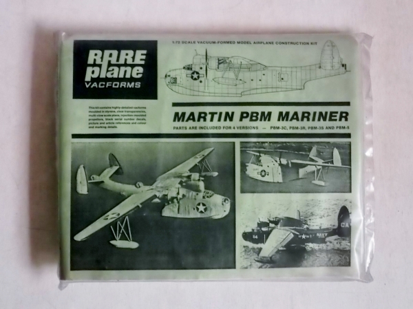 RAREPLANE 1/72 MARTIN PBM-3C/R/S/5 MARINER Vacform Model Kit
