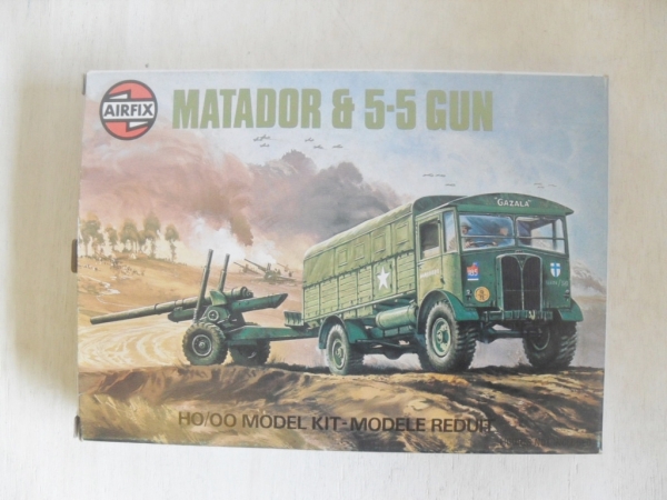 AIRFIX Models | AIRFIX 61314 MATADOR & 5.5 INCH GUN | Model Kits