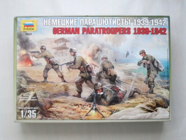 ZVEZDA MODELS | ZVEZDA MODELS 3628 GERMAN PARATROOPS 1939-1942