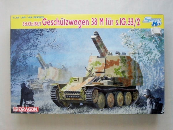 DRAGON 1/35 6429 GESCHUTZWAGEN 38 M fur s.IG 33/2 Military Model Kit