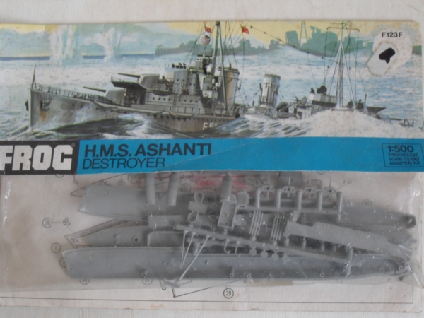 FROG 1/500 F123F HMS ASHANTI Model Kit