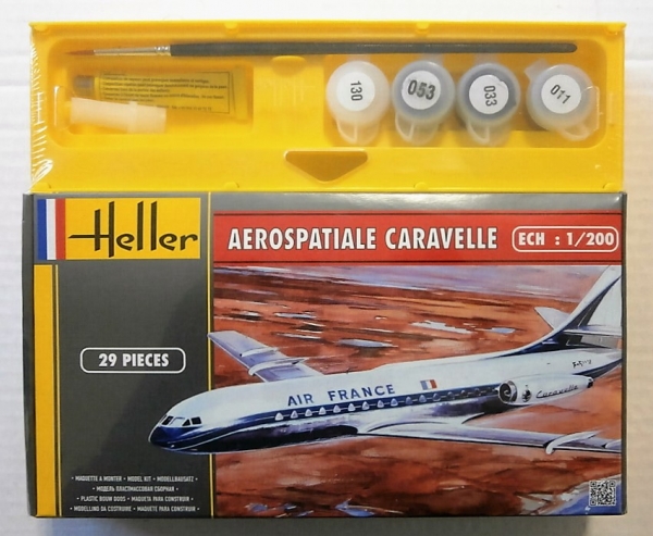 HELLER 1/200 49074 AEROSPATIALE CARAVELLE Model Kit