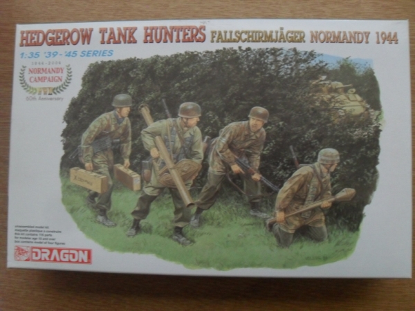 DRAGON 1/35 6242 HEDGEROW TANK HUNTERS FALLSCHIRMJAGER NORMANDY 1944 ...