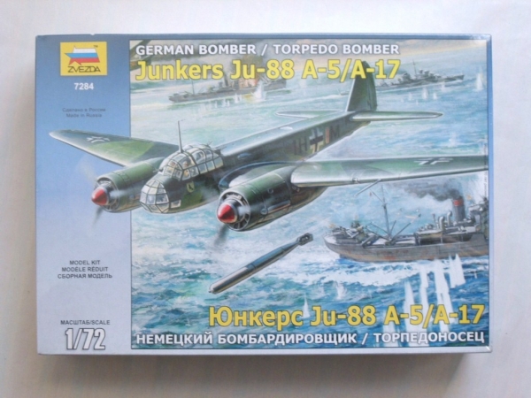 ZVEZDA MODELS | ZVEZDA MODELS 7284 JUNKERS Ju 88 A-5/A-17 | Model Kits