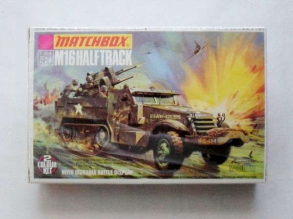 MATCHBOX 1/76 PK-78 M16 HALF TRACK Military Model Kit