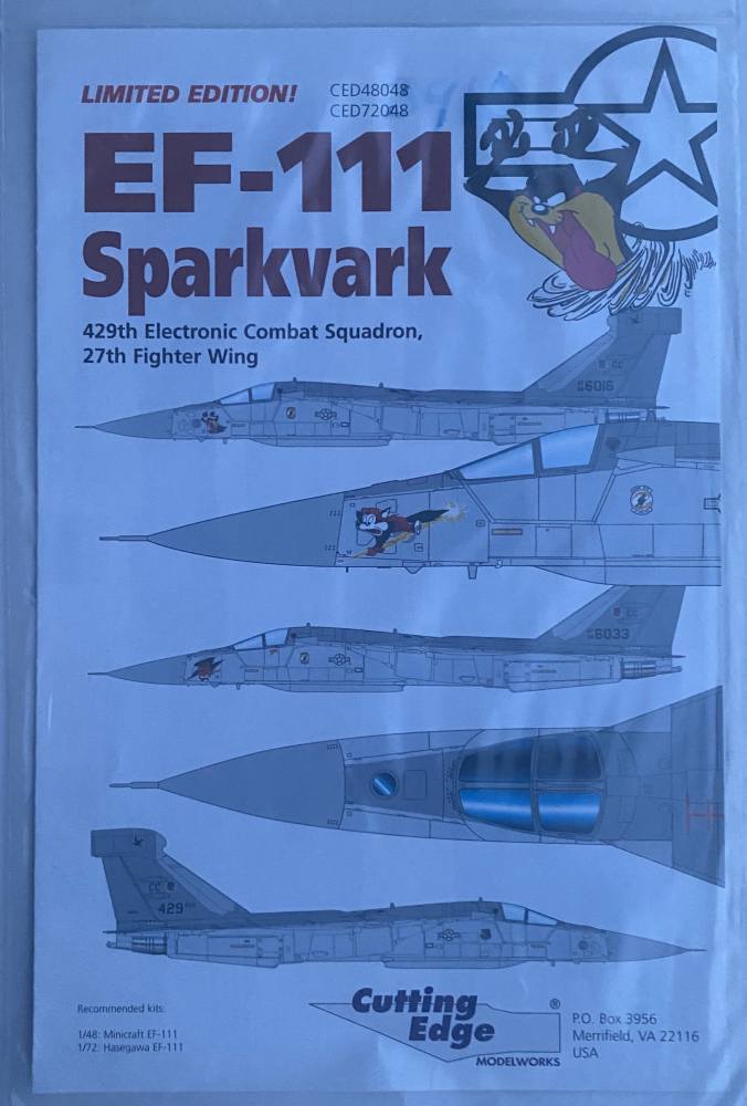 3910. CED48048 EF-111 SPARKVARK