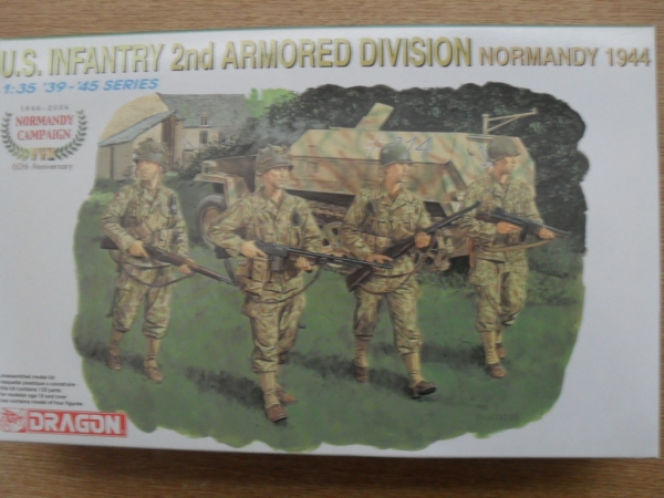 DRAGON 1/35 6236 US INFANTRY 2nd ARMOURED DIVISION NORMANDY 1944 ...