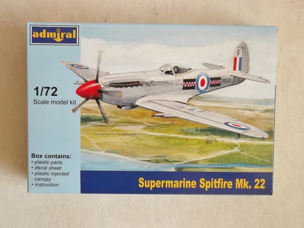 AZ MODEL 1/72 7202 SUPERMARINE SPITFIRE Mk.22 Model Kit