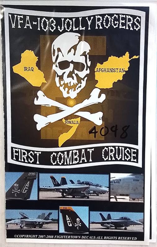 4048 VFA-103 JOLLY ROGERS FIRST COMBAT CRUISE