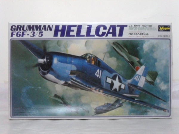 HASEGAWA 1/32 S15 GRUMMAN F6F-3/5 HELLCAT Model Kit
