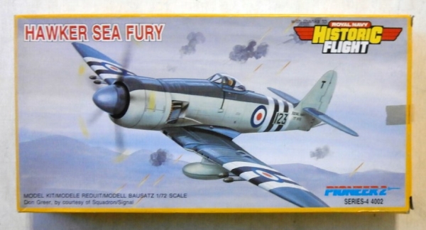 Pioneer 2 4002 Hawker Sea Fury Model Kit | Aircraft Model Kits