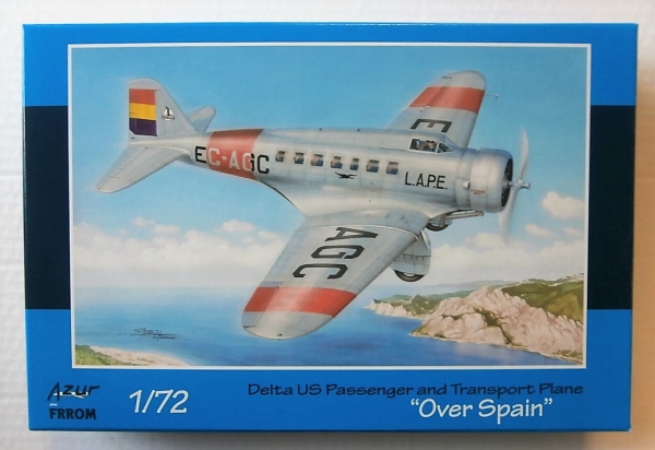 AZUR 1/72 FR0033 DELTA US PASSENGER PLANE OVER SPAIN Model Kit