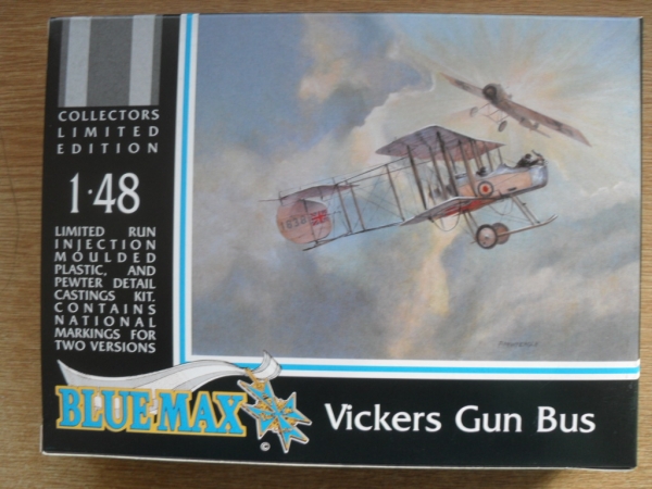 BLUE MAX 1/48 207 VICKERS GUN BUS Model Kit