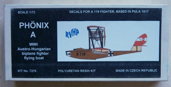 RVHP 1/72 7276 PHONIX A Resin Model Kit