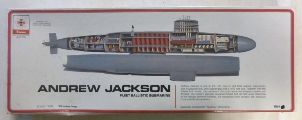 RENWAL 1/200 654 ANDREW JACKSON Model Kit