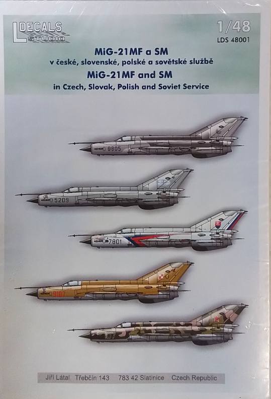 4330 LDS 48001 DECALS STUDIO MIG-21MF A SM MIG-21MF AND SM