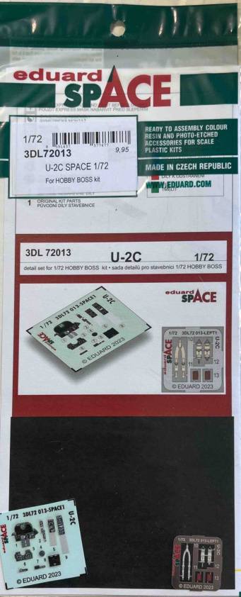 Eduard 3dl72013 U-2c Space For Hobby Boss Kit Model Kit | Conversion Sets