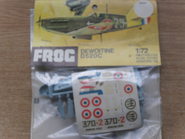 Frog F222 Dewoitine D520c Model Kit | Aircraft Model Kits
