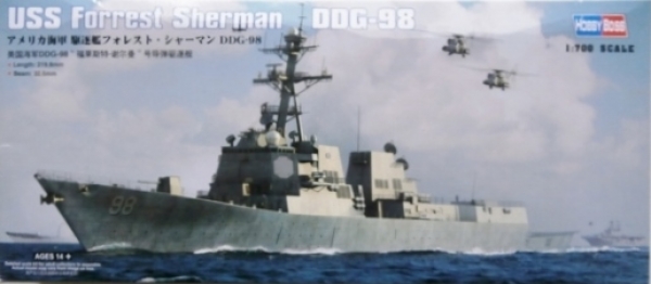 HOBBYBOSS 1/700 83414 USS FORREST SHERMAN DDG-98 Model Kit