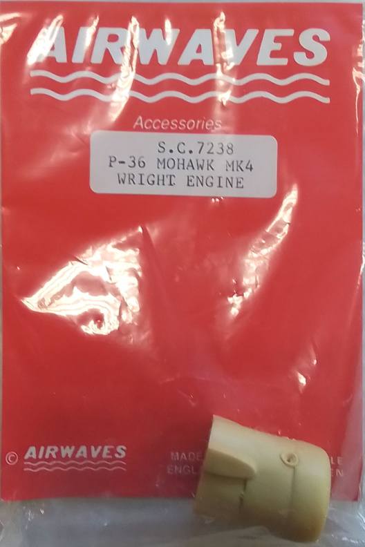 S.C.7238 P-36 MOHAWK MK4 WRIGHT ENGINE