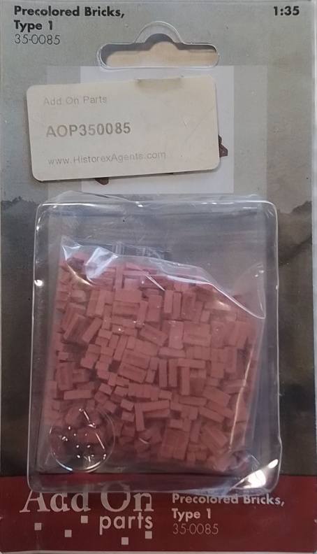 AOP350085 PRECOLORED BRICKS, TYPE 1