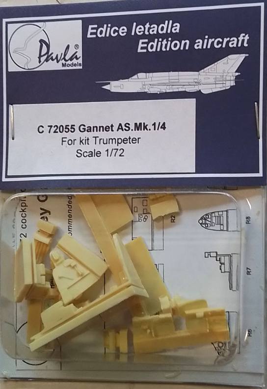 Pavla C 72055 Gannet As.mk. 1/4 For Kit Trumpeter Model Kit ...