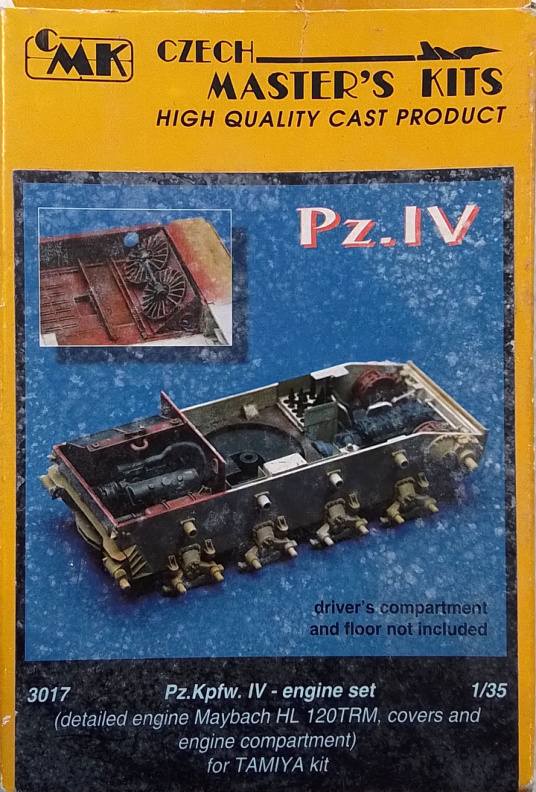Cmk 3017 Pz.kpfw. Iv-engine Set Model Kit | Conversion Sets