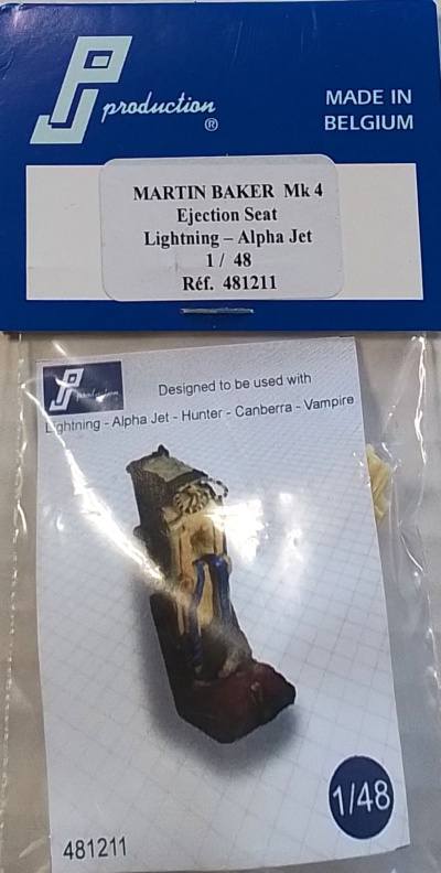 481211 MARTIN BAKER MK 4 EJECTION SEAT LIGHTNING-ALPHA JET
