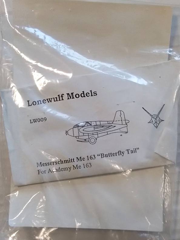 Lw009 Messerscchmitt Me 163 Butterfly Tail For Academy Model Kit ...
