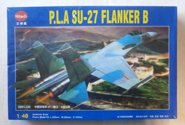 KITECH 1/48 330 Su-27 PLA FLANKER B Model Kit